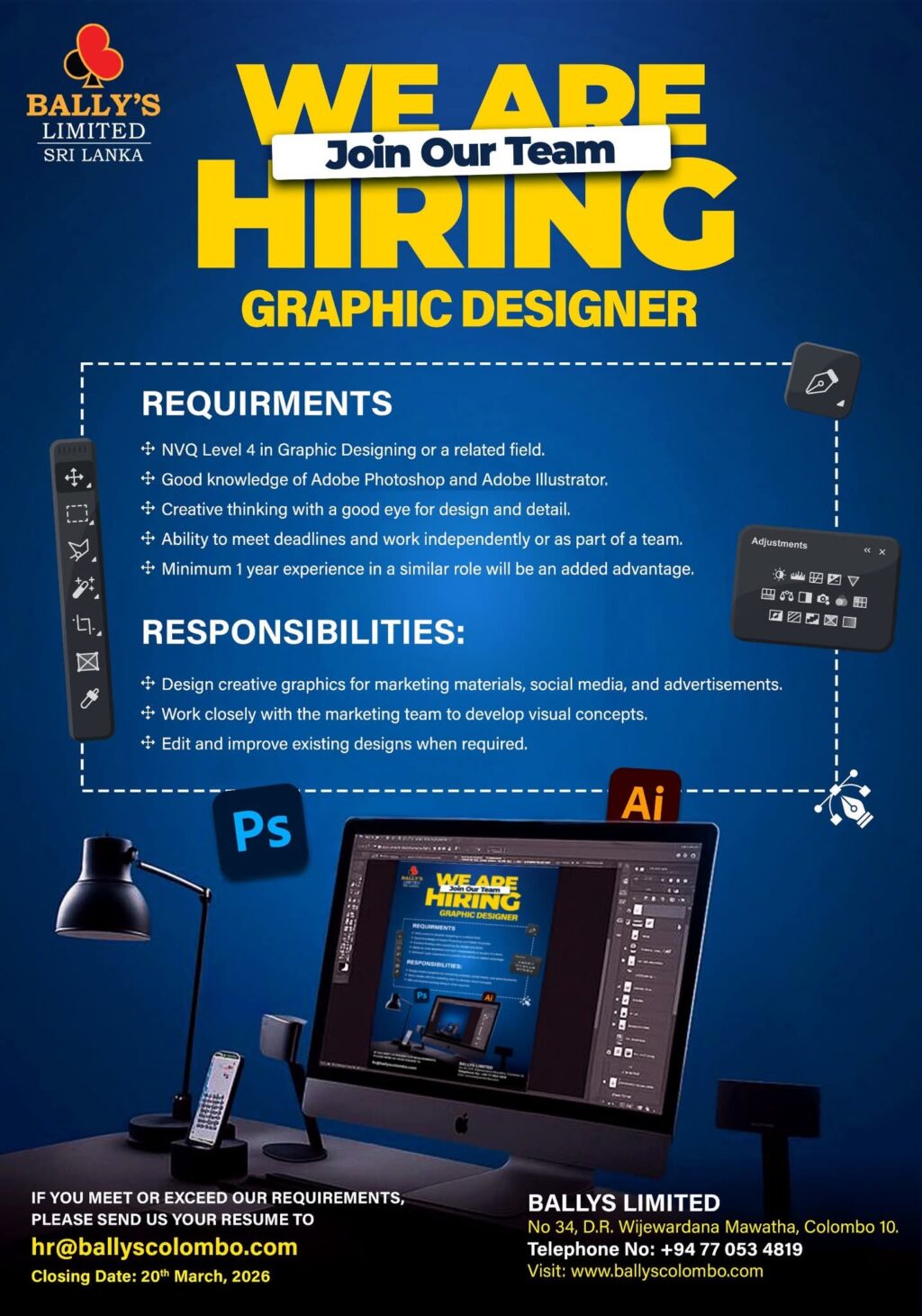 Graphic Designer - Jobseeker.lk