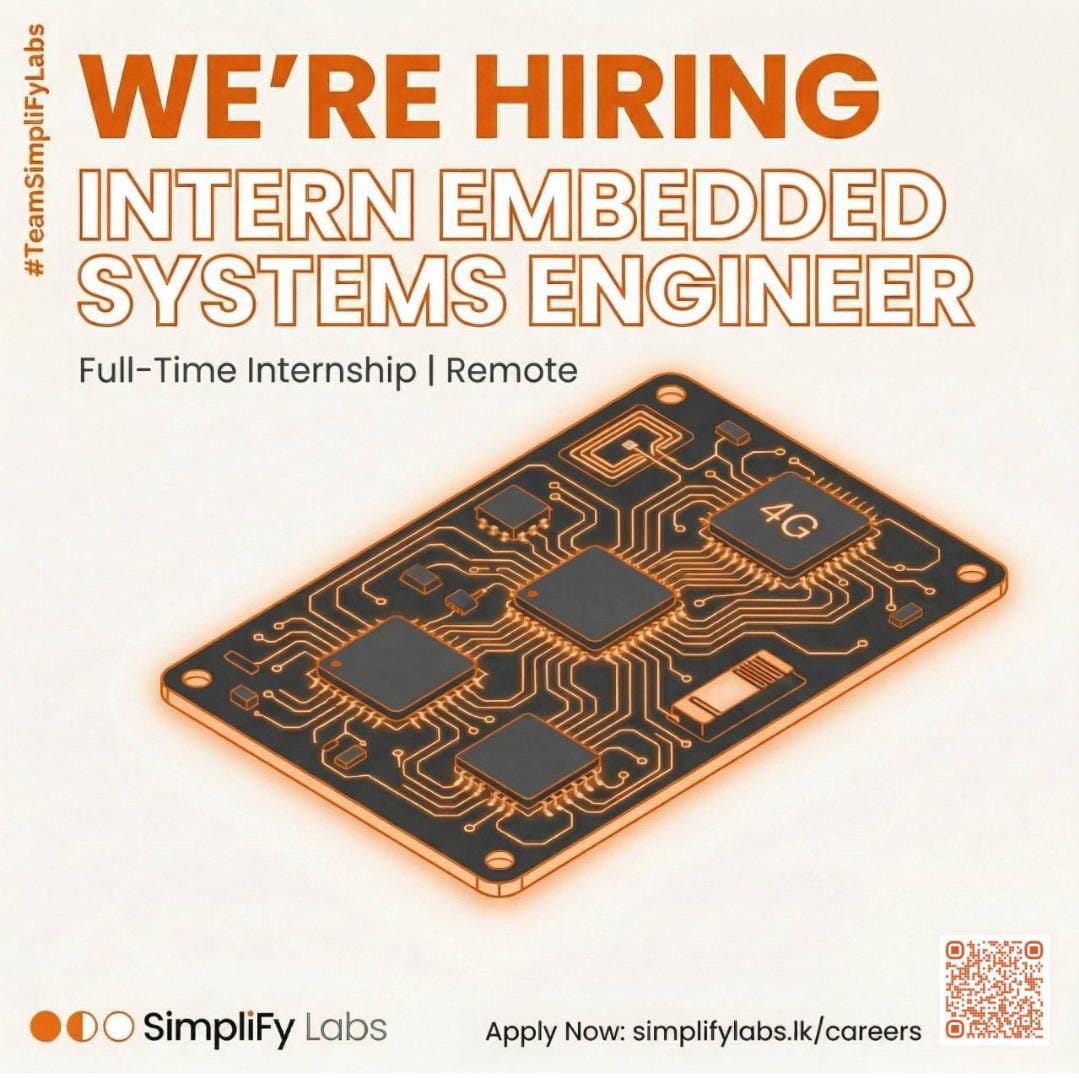 Intern Embedded Systems Engineer - Jobseeker.lk