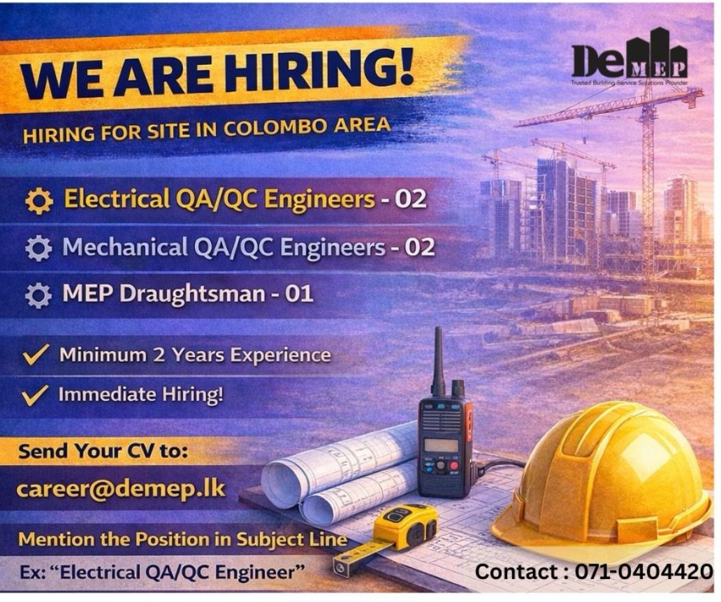 Draughtsman Archives - Jobseeker.lk