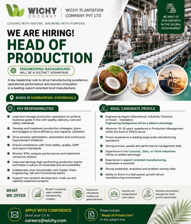 Intern - Process Excellence - Jobseeker.lk